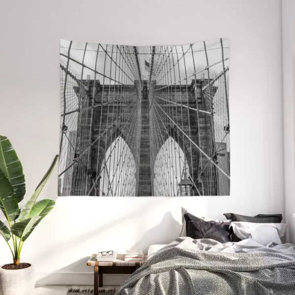 Brooklyn Bridge Wall Tapestry - Ali Designs